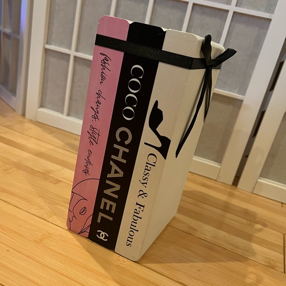 Accents | Chanel Fashion Book Stack Style Display Block | Poshmark